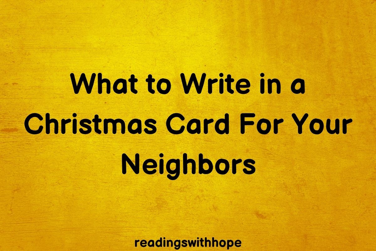 100 Christmas Messages For Your Neighbors