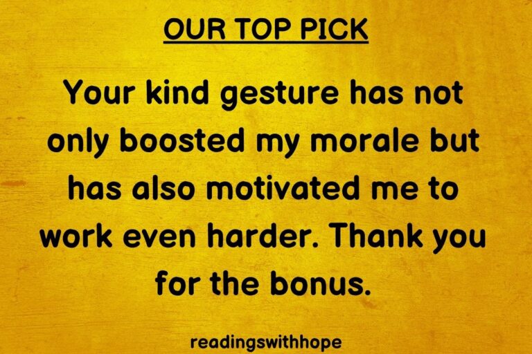 40 Thank You Messages to Boss for Bonus