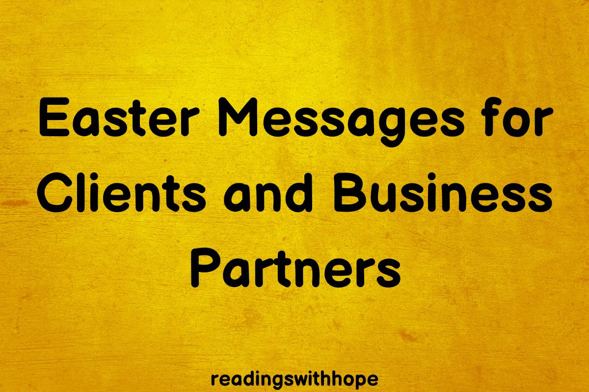 80 Easter Messages for Clients and Business Partners