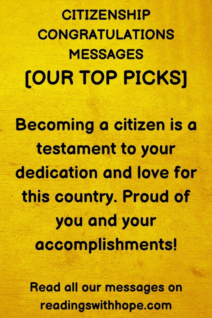 100 Best Citizenship Congratulations Messages 100 Best Citizenship Congratulations Messages
