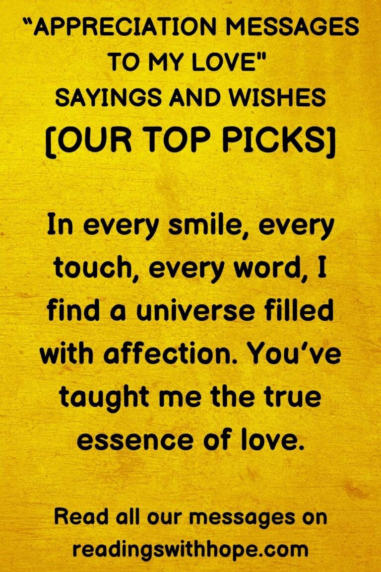 60 Appreciation Messages, Saying and Wishes To Your Love