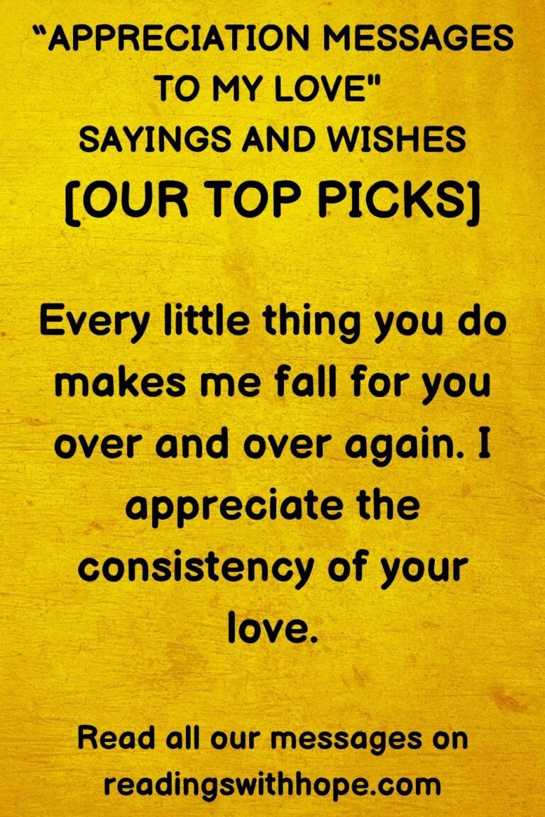 60 Appreciation Messages, Saying and Wishes To Your Love