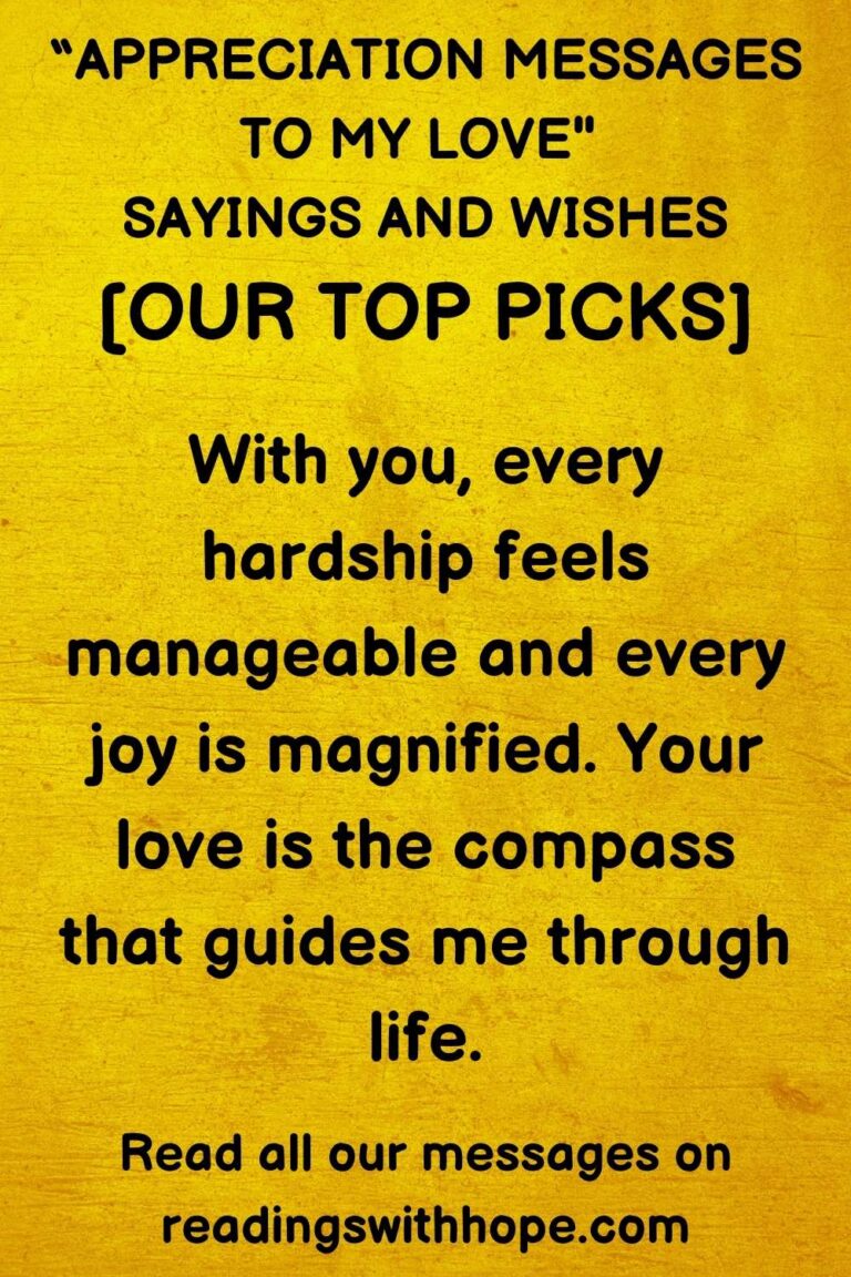60 Appreciation Messages, Saying and Wishes To Your Love