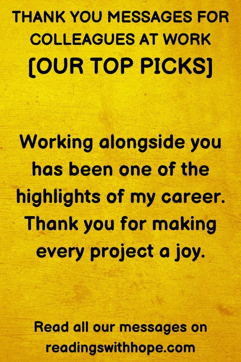 100 Thank You Messages For Colleagues and Coworkers