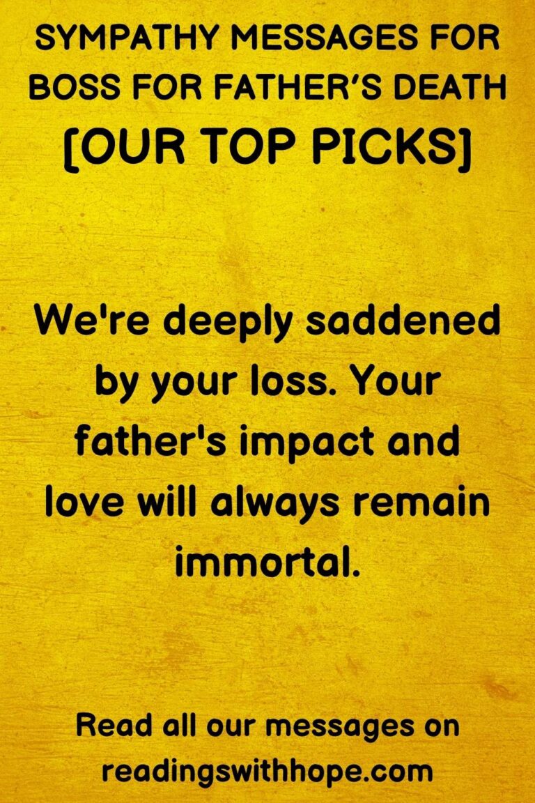 50 Sympathy Messages For Boss