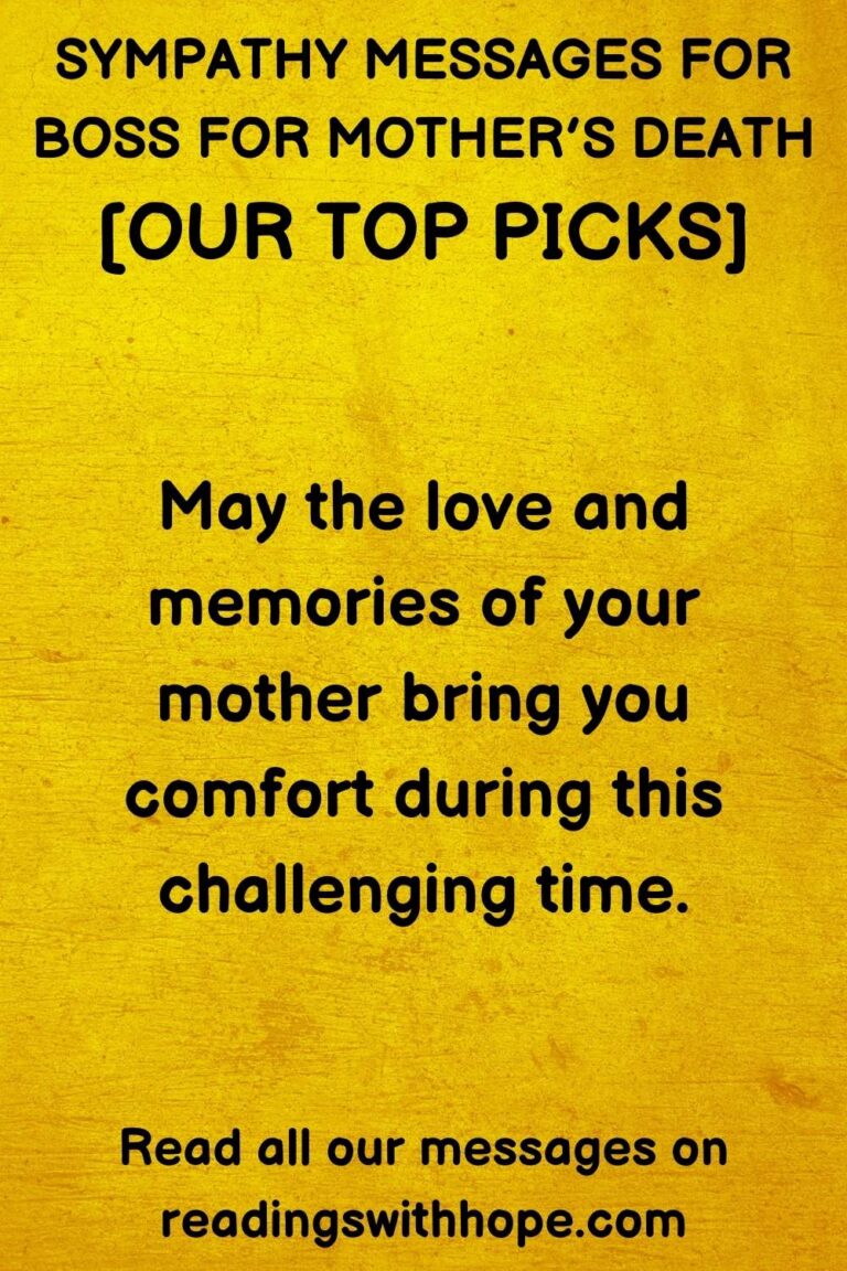 50 Sympathy Messages For Boss