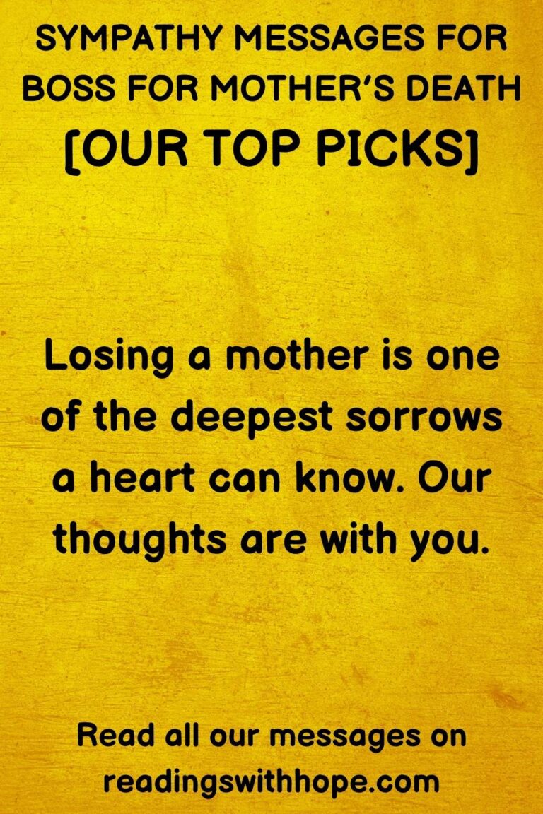 50 Sympathy Messages For Boss