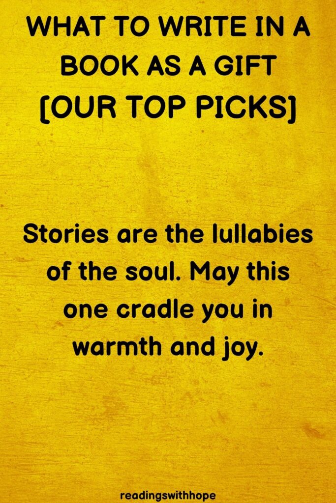 What to Write in a Book as a Gift