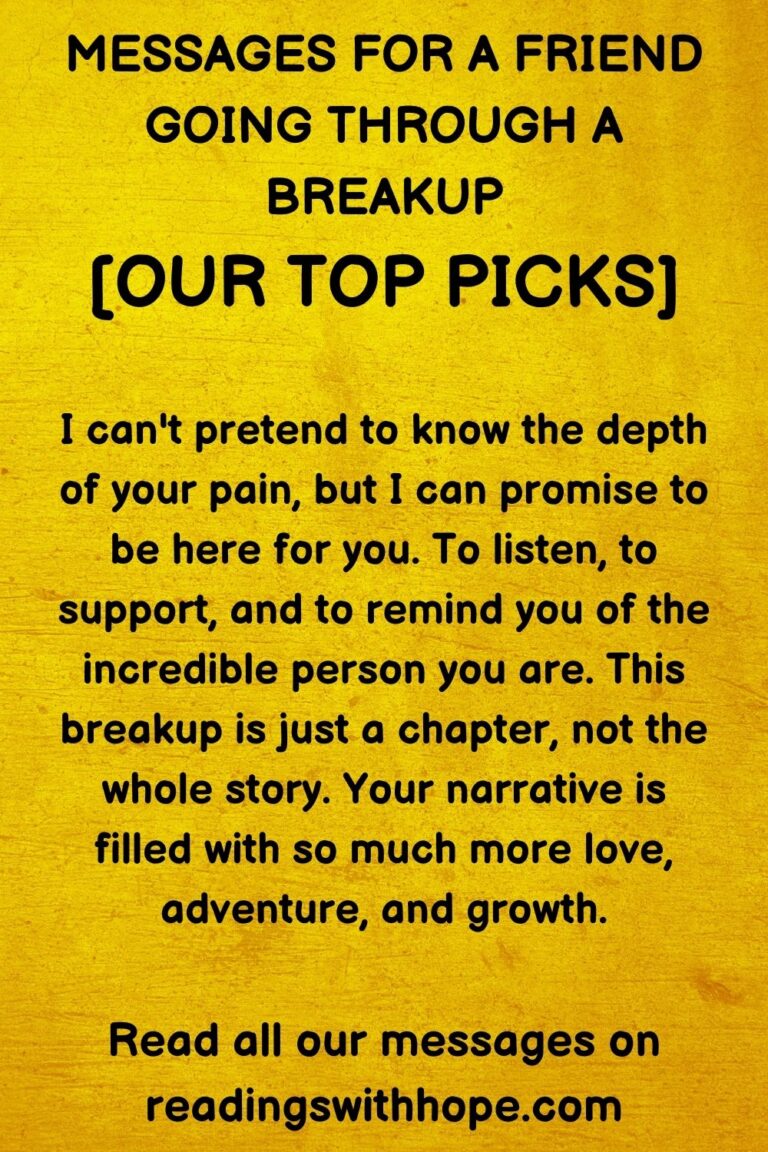 65 Messages For a Friend Going Through a Breakup