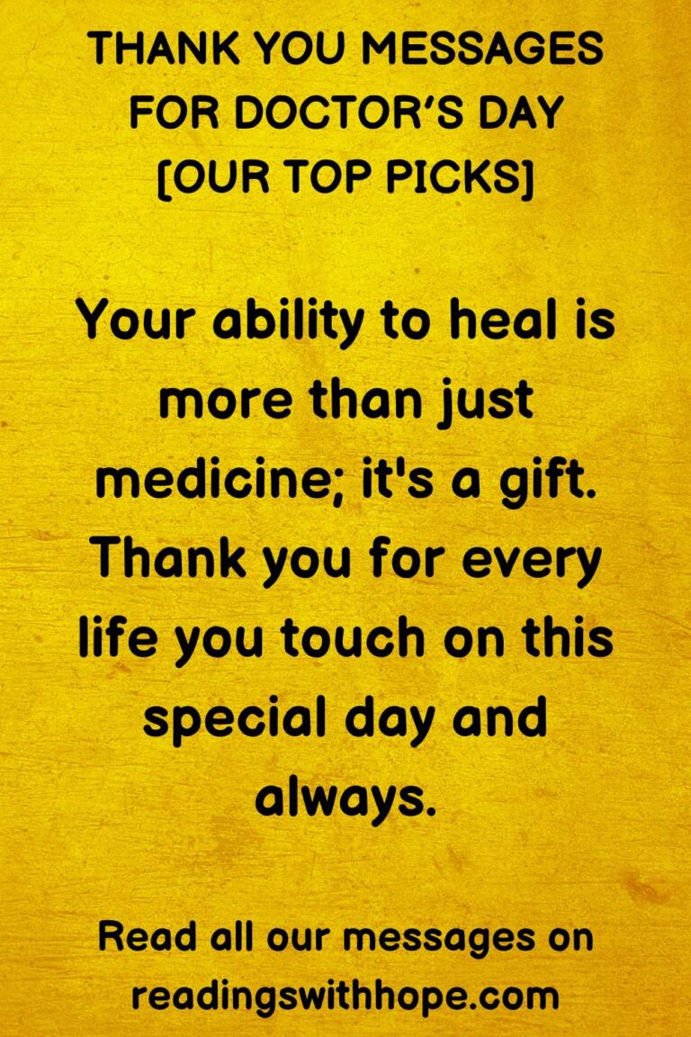 80 Thank You Messages for Doctors