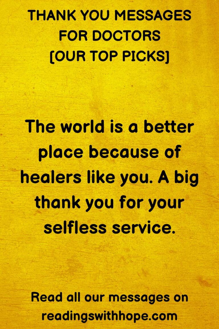 80 Thank You Messages for Doctors
