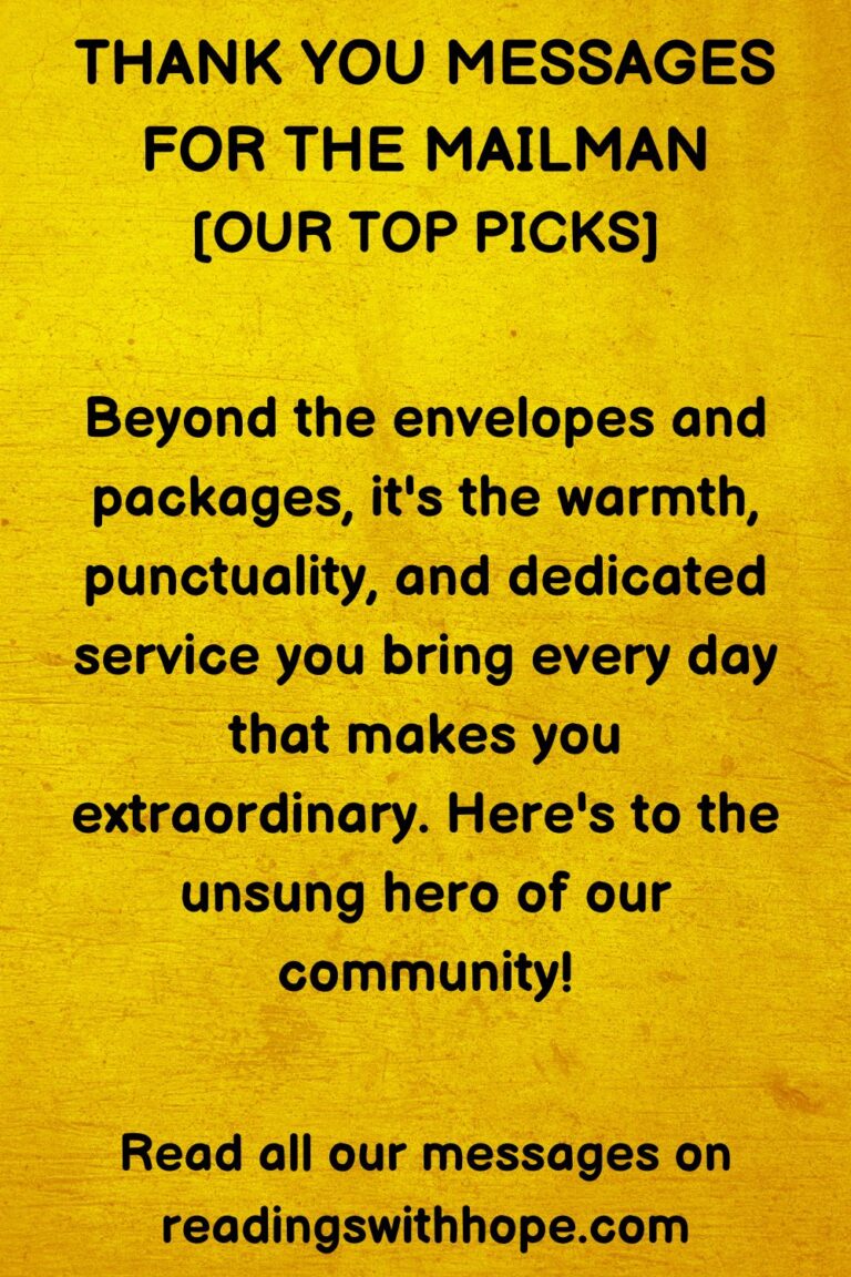 20 Thank You Messages and Notes to Mailman
