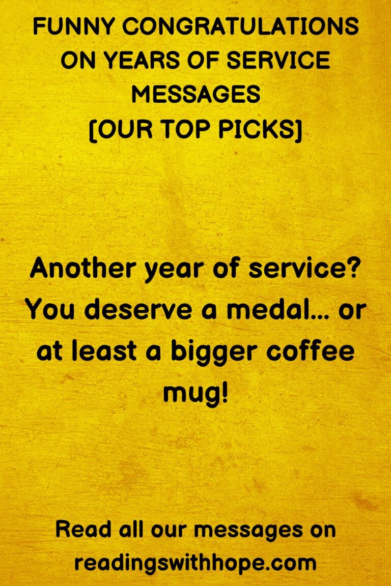 140 Congratulations on Years of Service Messages