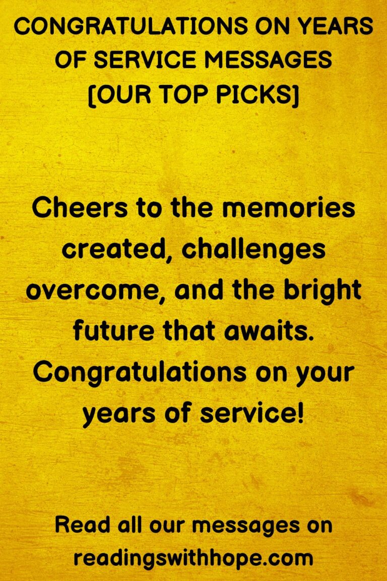 140 Congratulations on Years of Service Messages