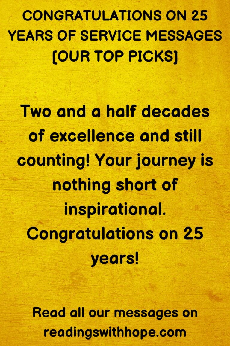 140 Congratulations on Years of Service Messages