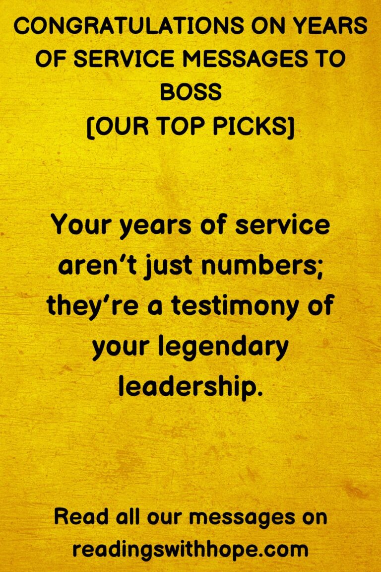 140 Congratulations on Years of Service Messages