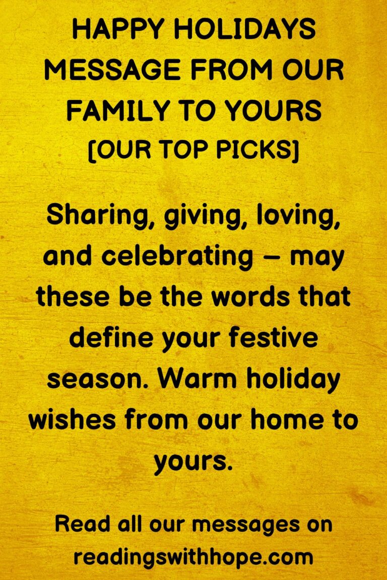 60 Happy Holiday Messages For Family
