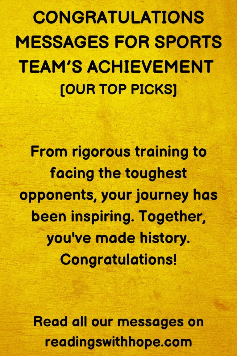 50 Congratulations Messages for Sports Achievement