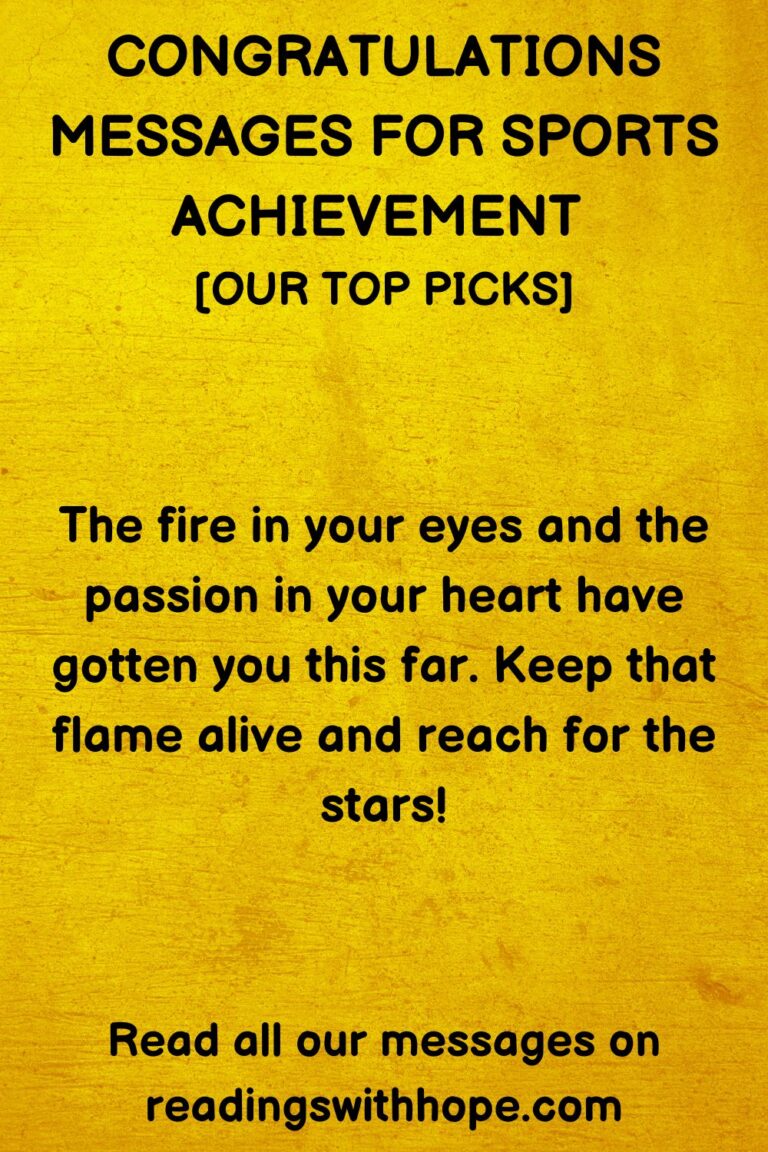 50 Congratulations Messages for Sports Achievement