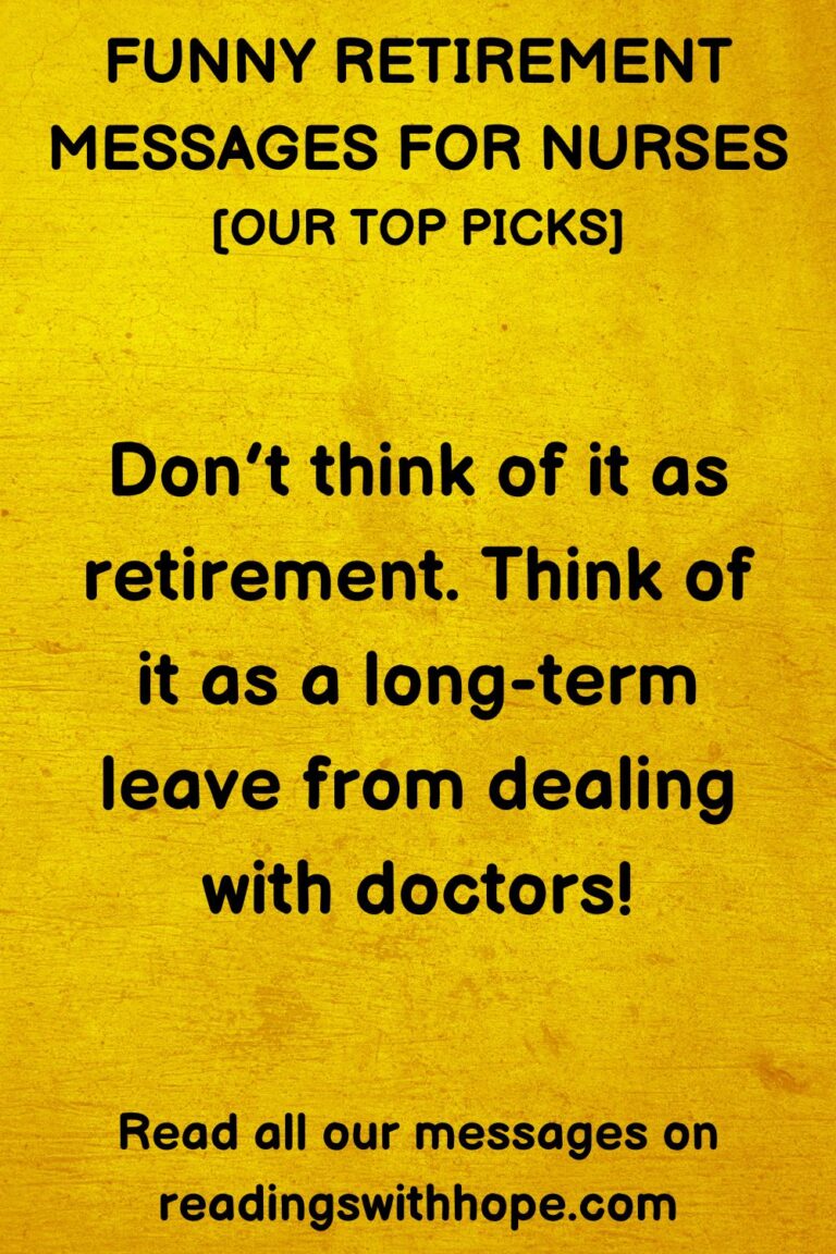 50 Retirement Messages For Nurses