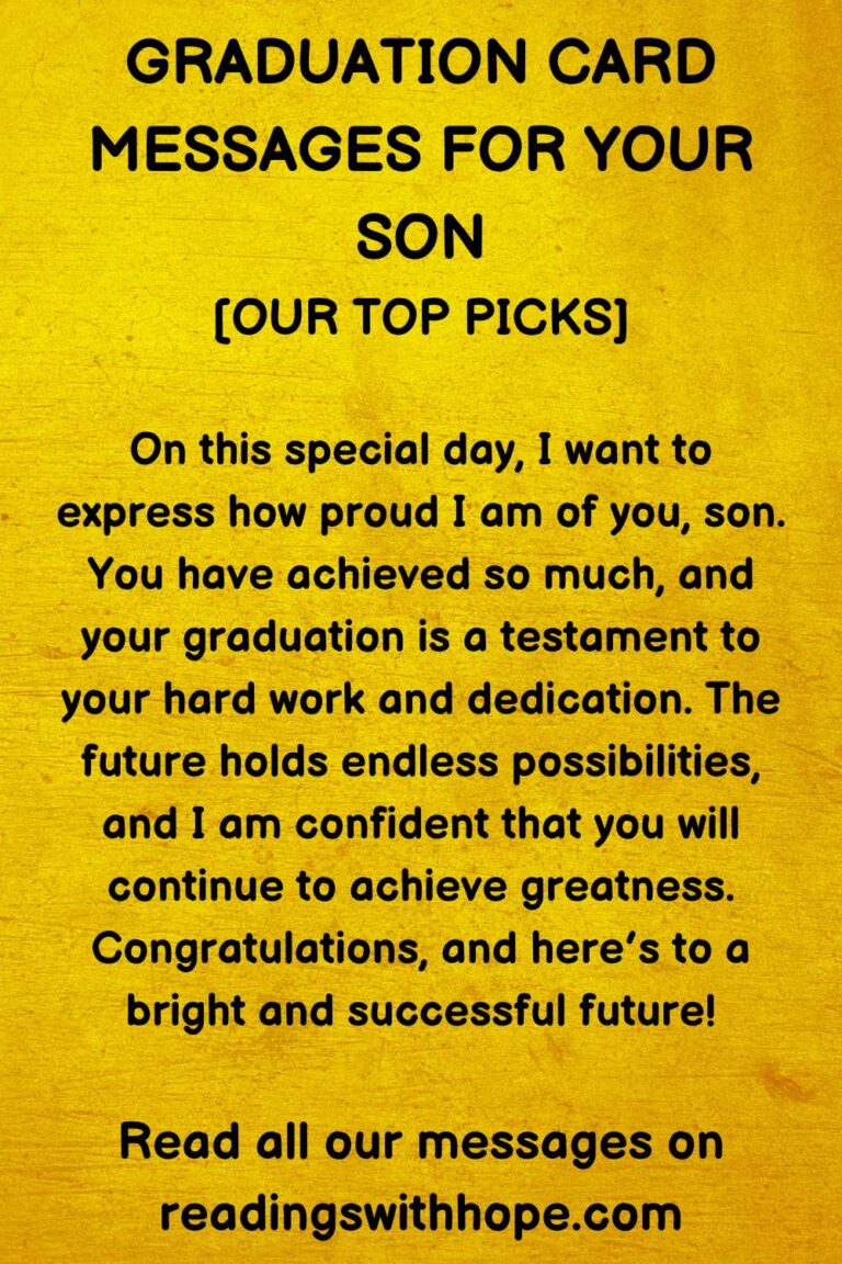 25 Graduation Card Messages for Your Son