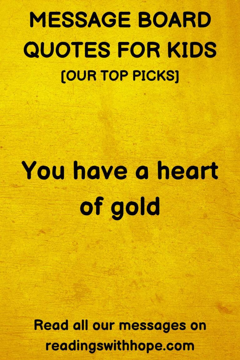 200 Message Board Quotes for Kids