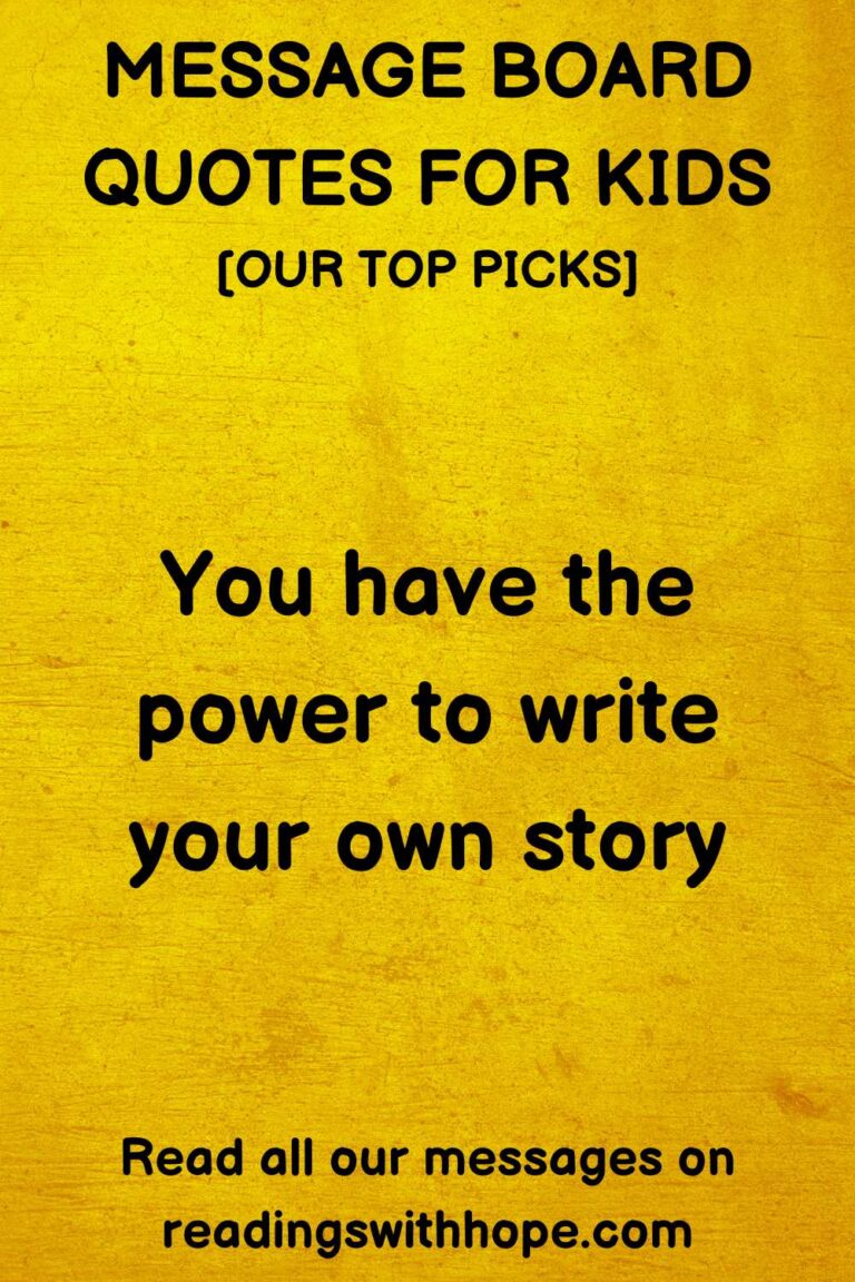 200 Message Board Quotes for Kids