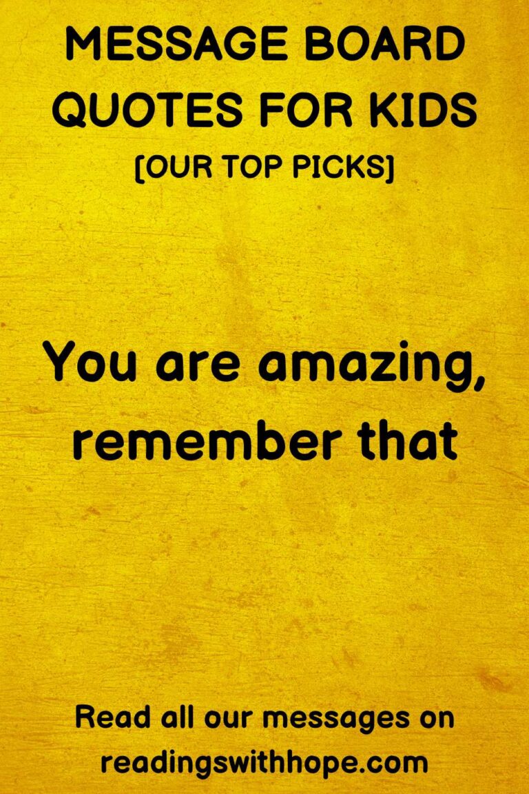 200 Message Board Quotes for Kids