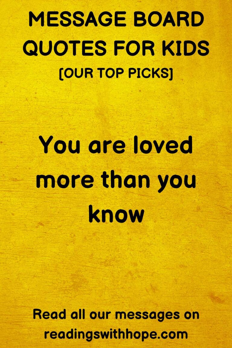 200 Message Board Quotes for Kids