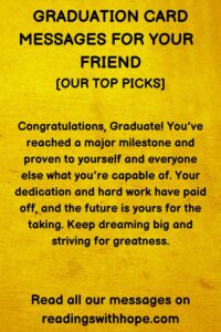 30 Best Graduation Card Messages For Your Friend