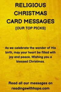 50 Religious Christmas Card Messages