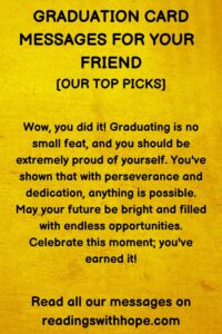 30 Best Graduation Card Messages For Your Friend