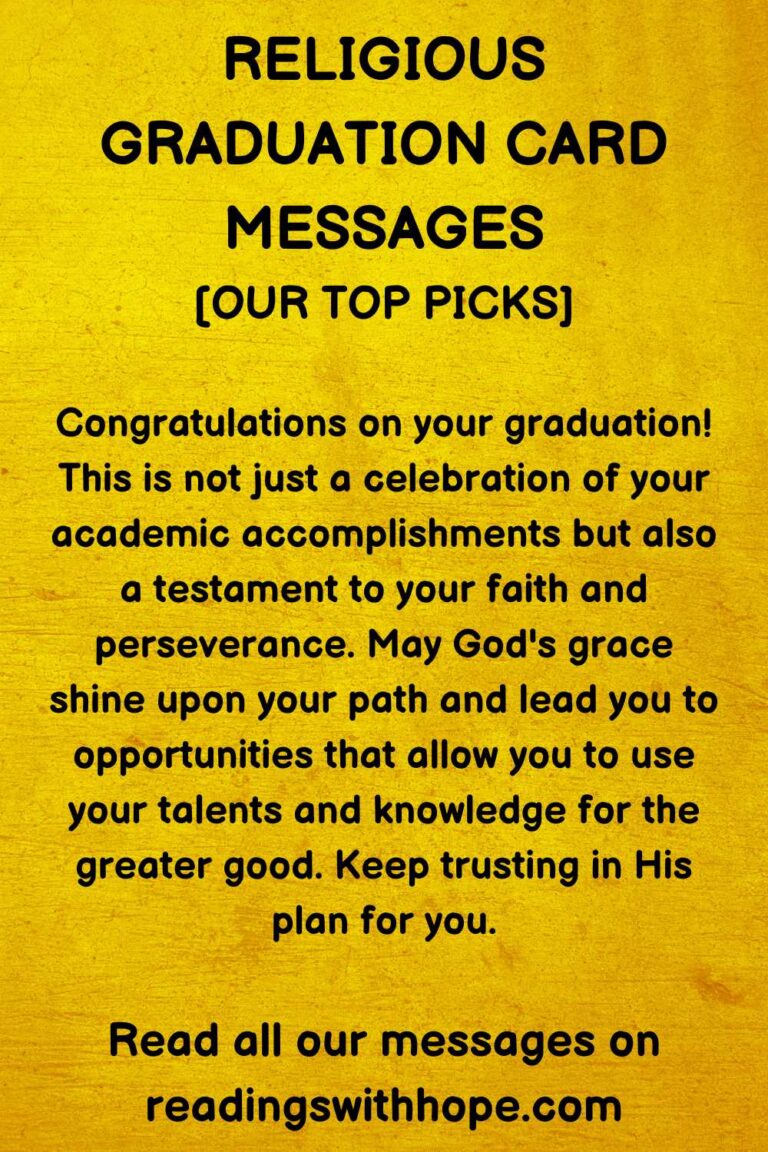 40 Religious Graduation Card Messages
