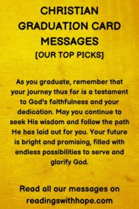 40 Religious Graduation Card Messages
