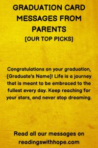 60 Graduation Card Messages From Parents