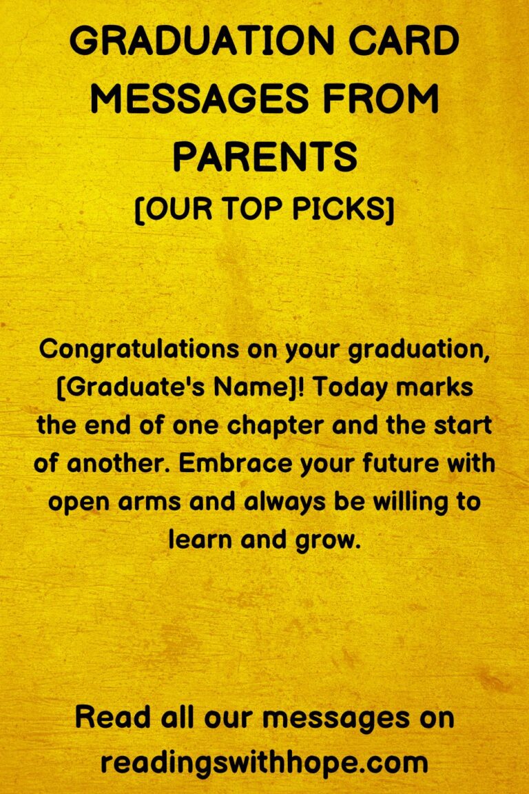 60 Graduation Card Messages From Parents