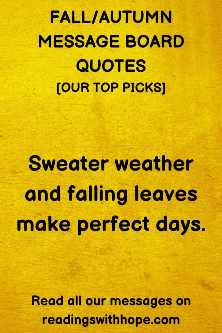 100 Fall/Autumn Message Board Quotes