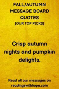 100 Fall/Autumn Message Board Quotes