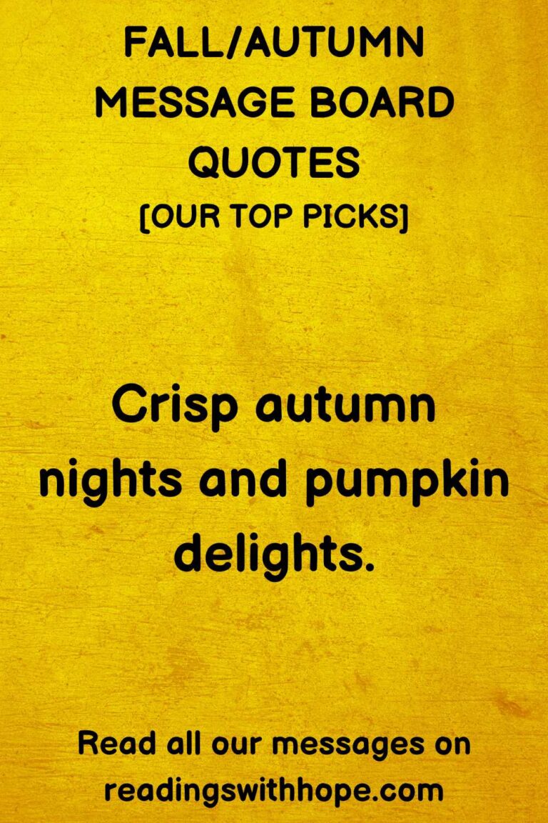 100 Fall/Autumn Message Board Quotes