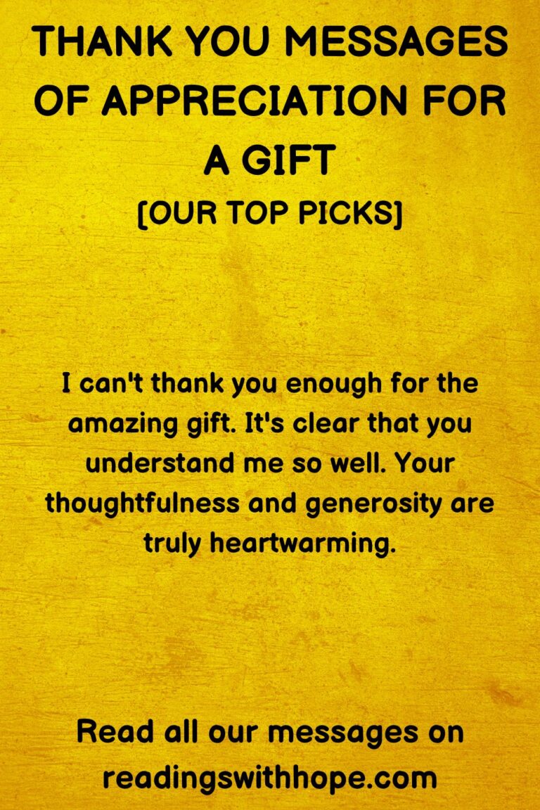 65 Thank You Messages of Appreciation for a Gift