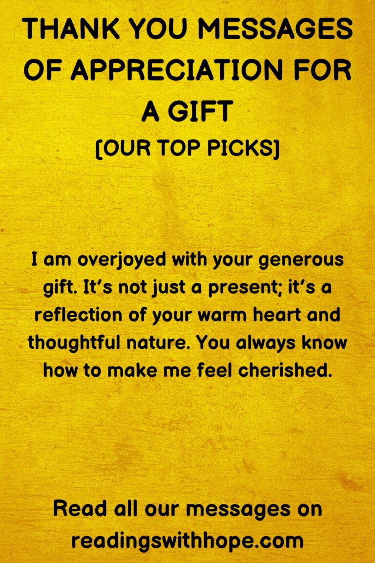 65 Thank You Messages of Appreciation for a Gift