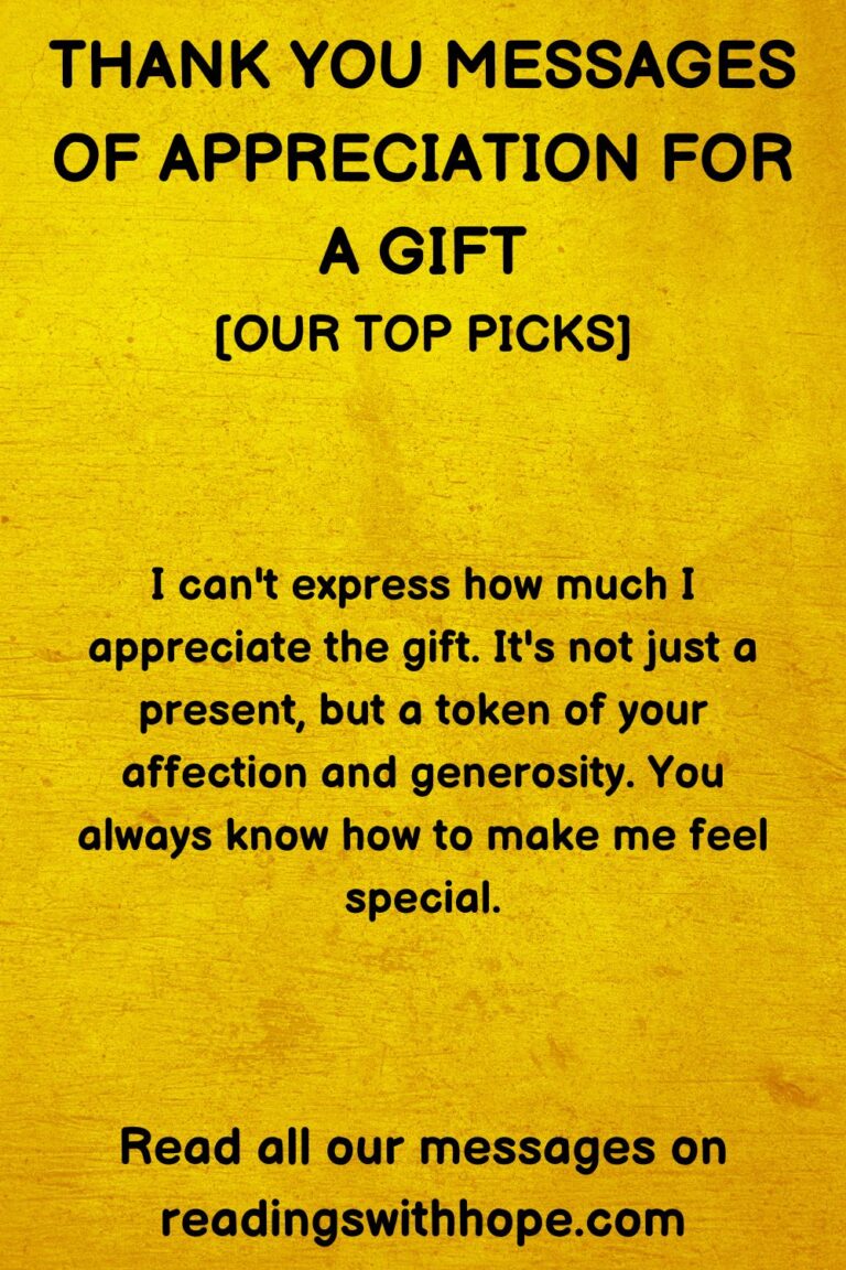 65 Thank You Messages of Appreciation for a Gift