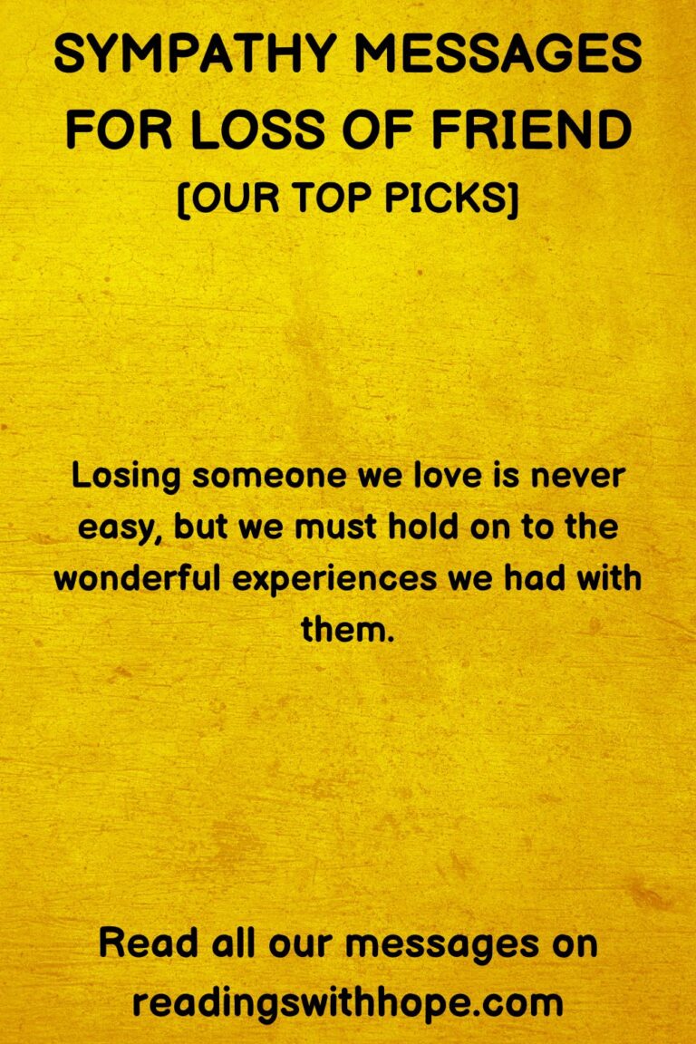 70 Condolences and Sympathy Messages for Loss of Friend