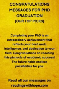 48 Congratulations Messages for PhD or Doctorate Degree Students
