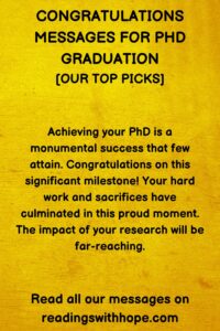 48 Congratulations Messages for PhD or Doctorate Degree Students
