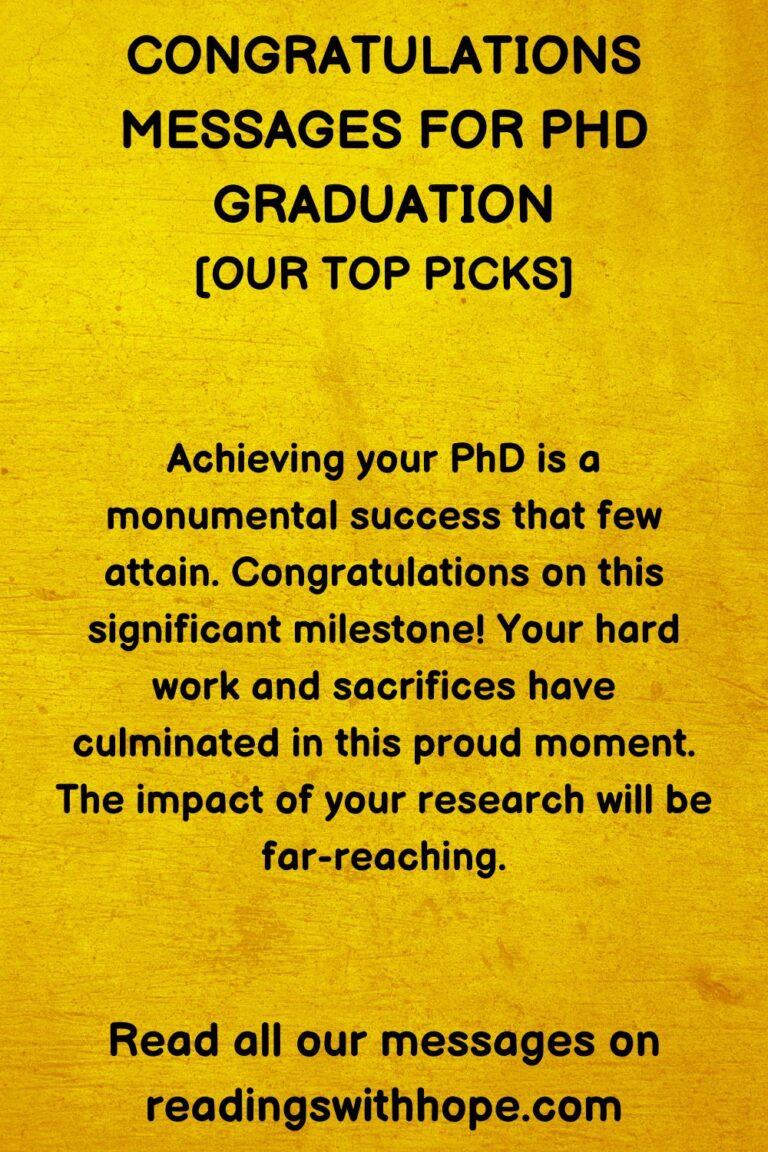 48 Congratulations Messages for PhD or Doctorate Degree Students