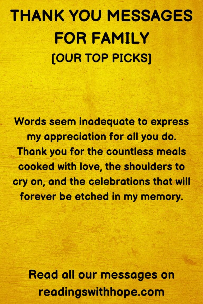 46 Thank You Messages for Friends and Family