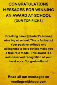 60 Congratulations Messages for Winning an Award