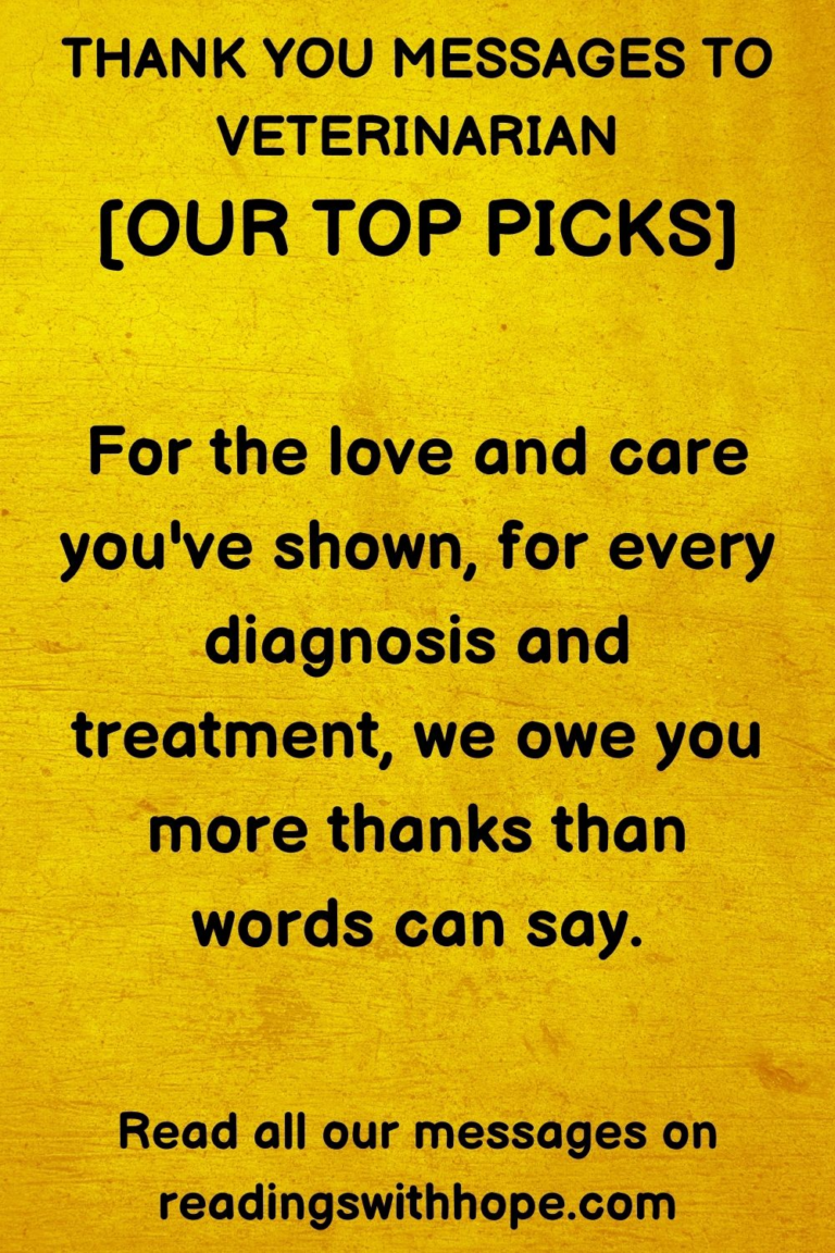 50 Thank You Messages to Veterinarians