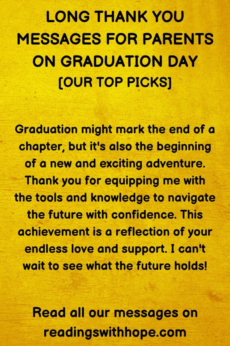60 Thank You Messages for Parents on Graduation Day